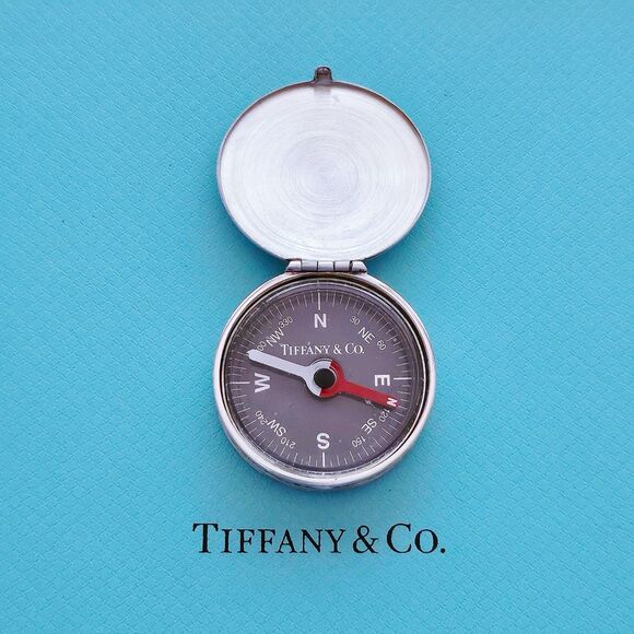Tiffany & Co. | Other | Rare Vintage Tiffany Co Atlas Compass Sterling ...